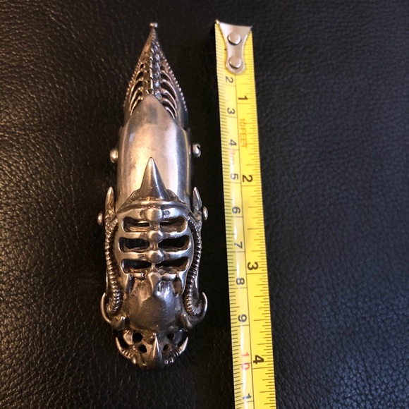 Accessories | Sterling Silver 925 Vintage Finger Armor Ring | Poshmark